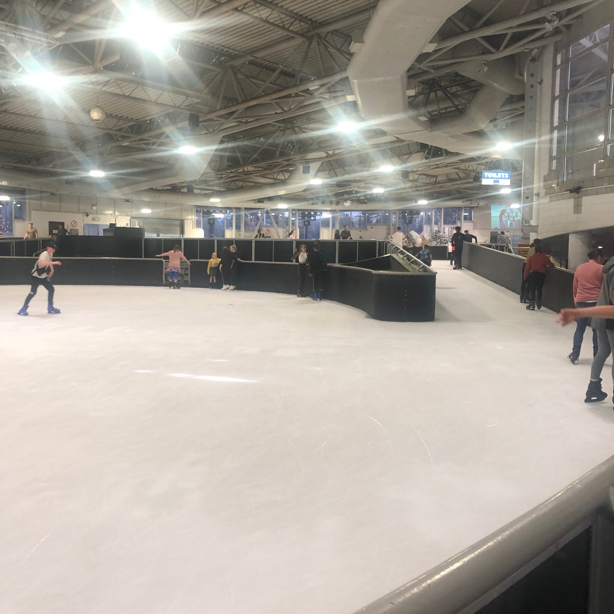 Ice skating at Doncaster Dome